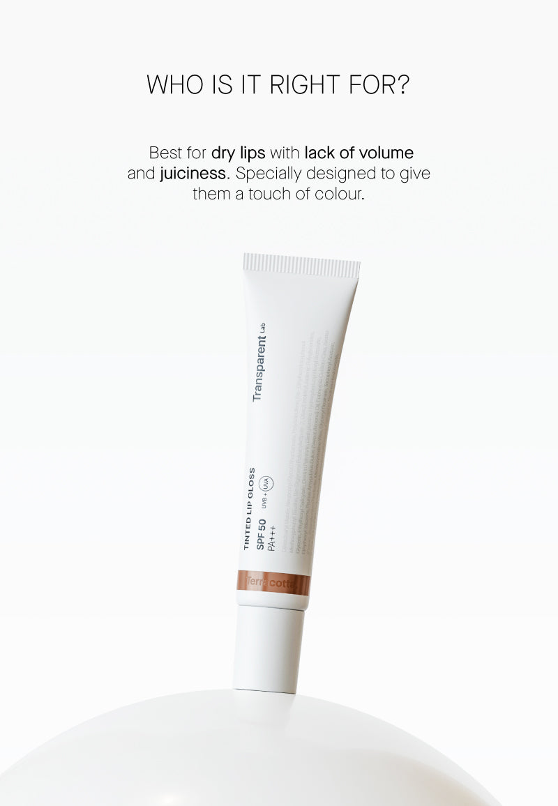 Tinted Lip Gloss Terracota | Bálsamo labial hidratante con color y FP…