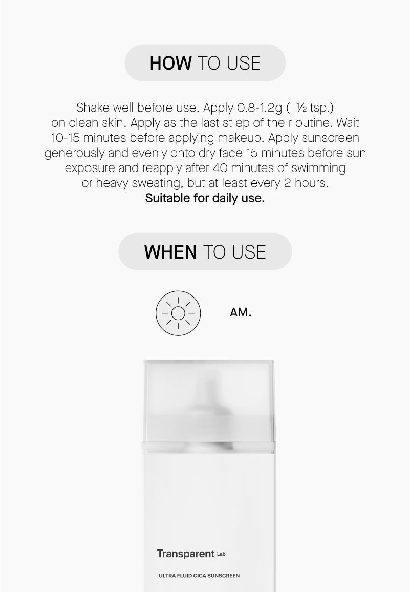 Ultra Fluid Cica Sunscreen | Sun protection with physical and chemica…