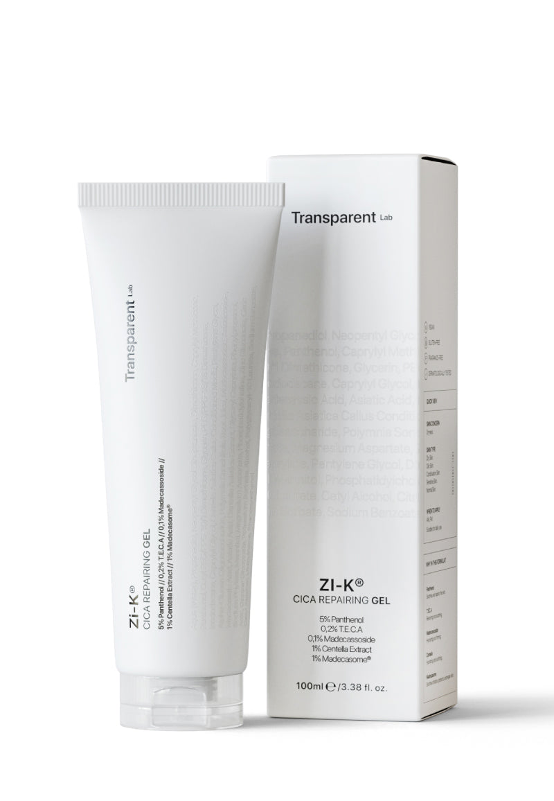 Zi-K® Cica Repairing Gel | Repairing gel with CICA | Transparent Lab